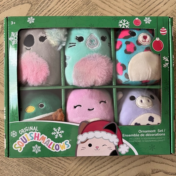Squishmallows | Toys | Nwt Squishmallow Holiday Ornament Set | Poshmark